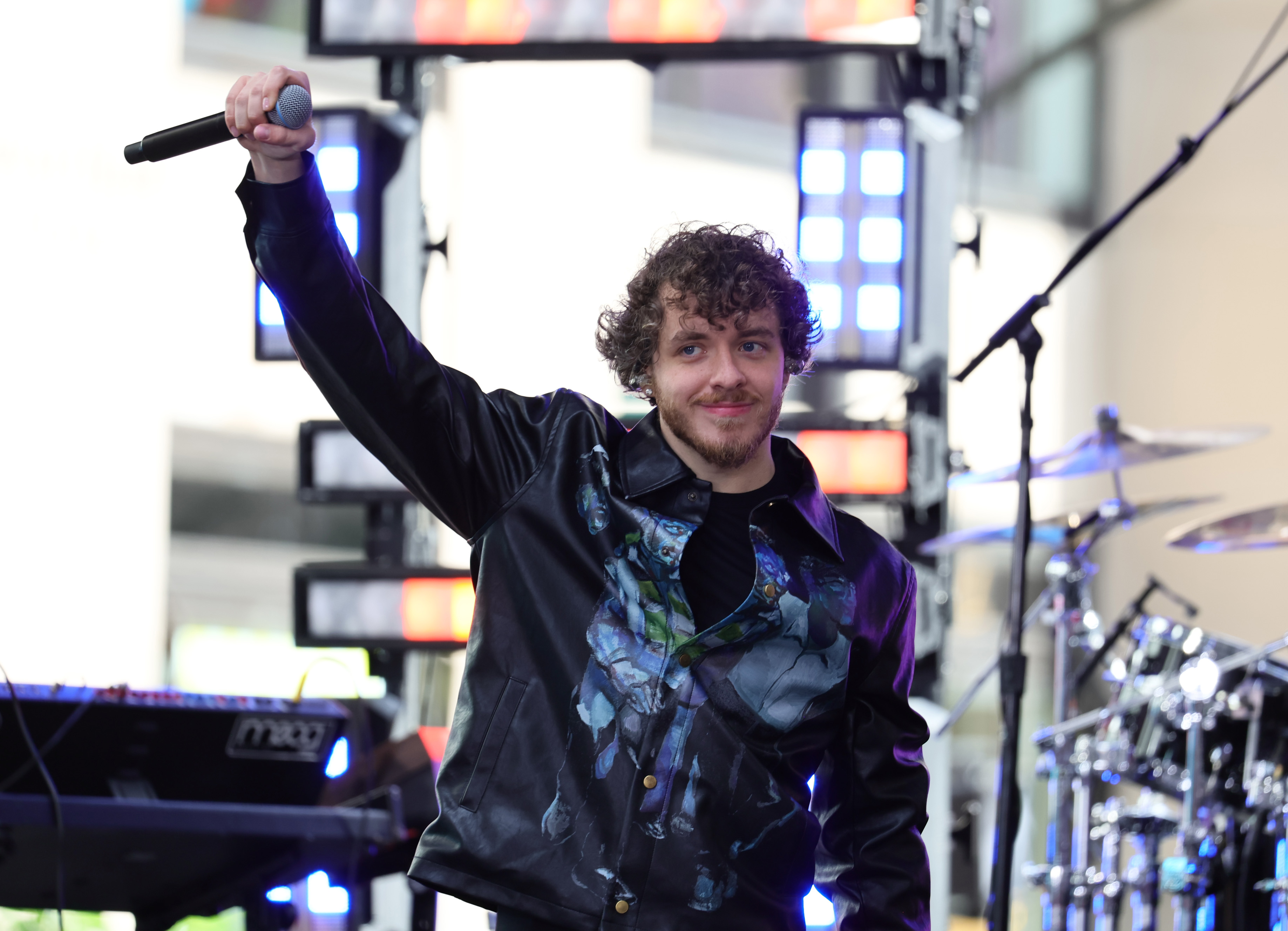 Jack Harlow Fan Rushes Rapper On Stage