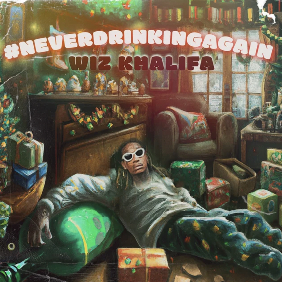 Wiz Khalifa Says He's "#NeverDrinkingAgain" On His New Single