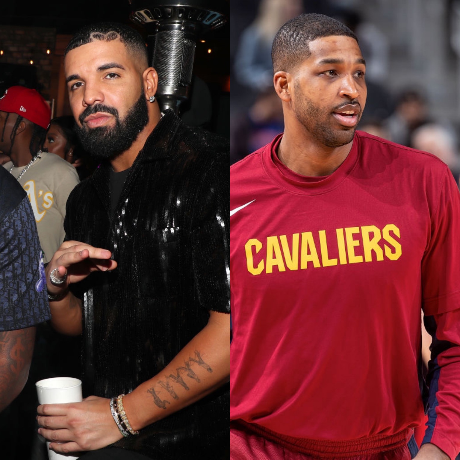 Drake Joins Tristan Thompson & The Kardashians In Toronto For NBA Star ...
