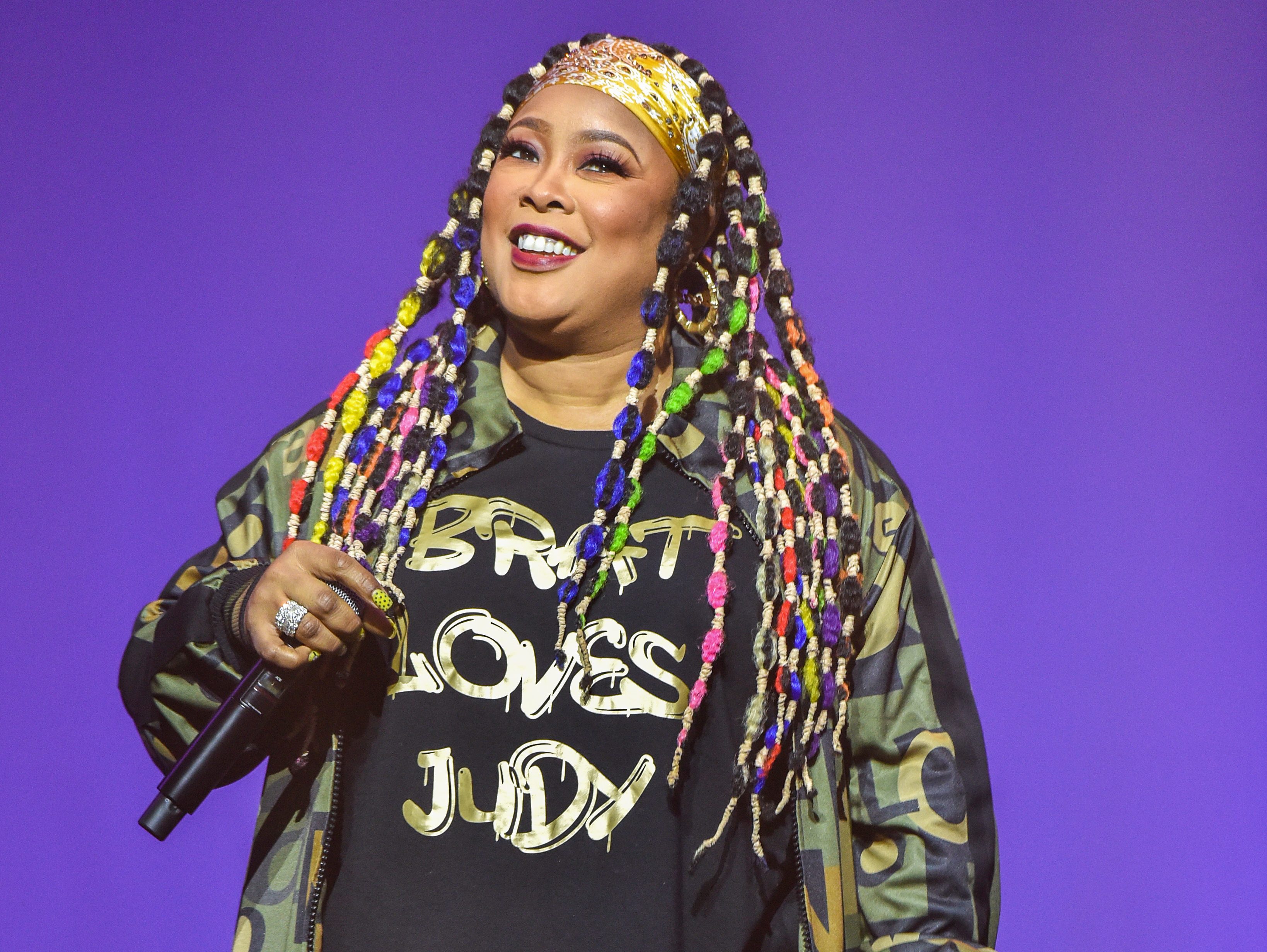 Da Brat's Baby Bump Stole The Show On The "Creed III" Premiere Red Carpet