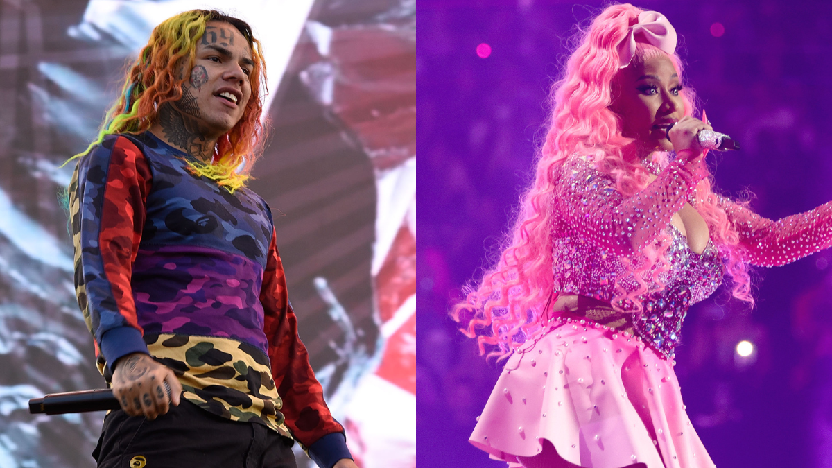 6ix9ine Performs Nicki Minaj Collab "FEFE" At Romanian Festival