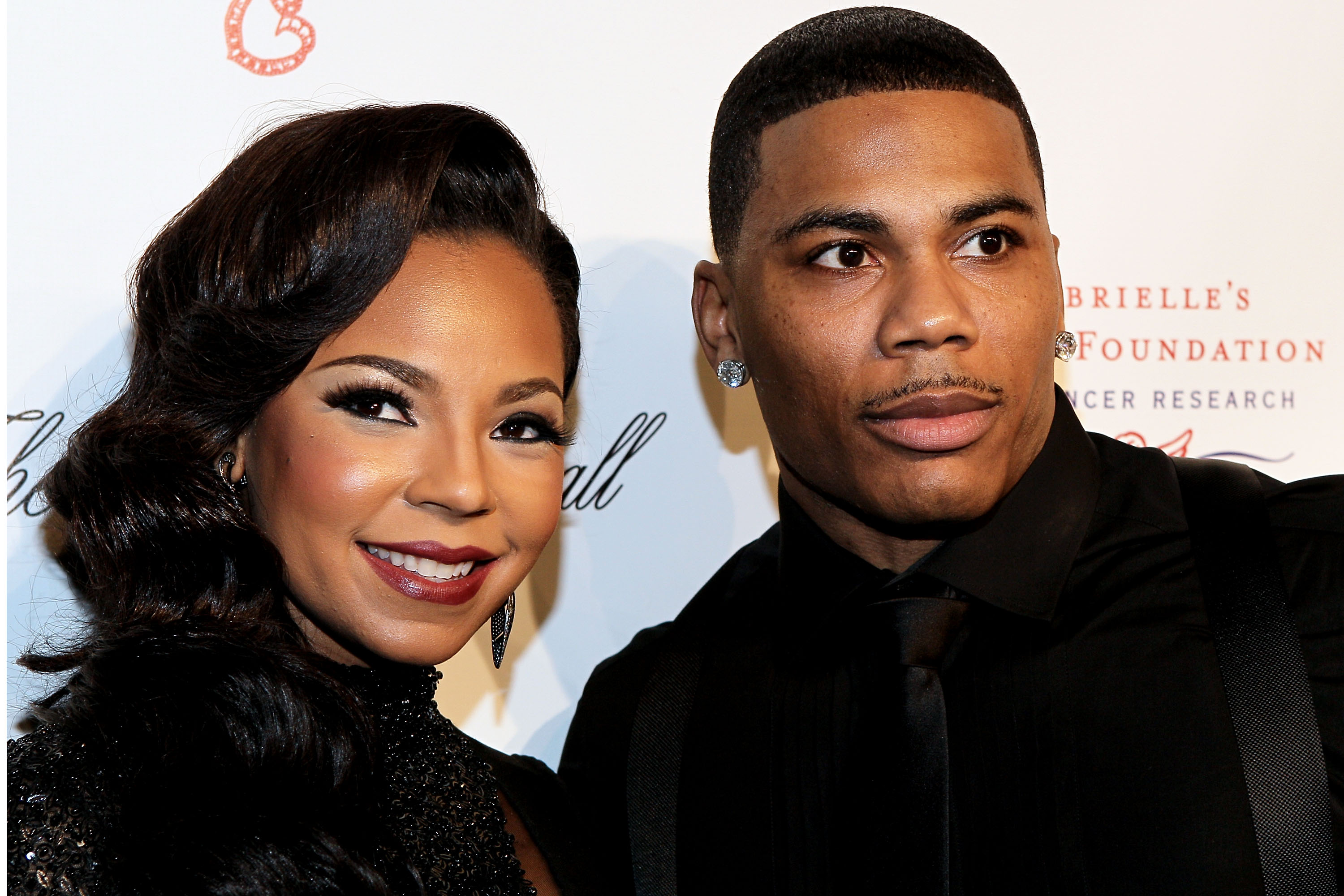 Nelly And Ashanti On The Beach