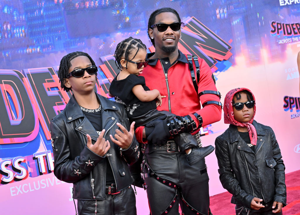 Offset Joins Sons At "Spider-Man: Across the Spider-Verse" Premiere