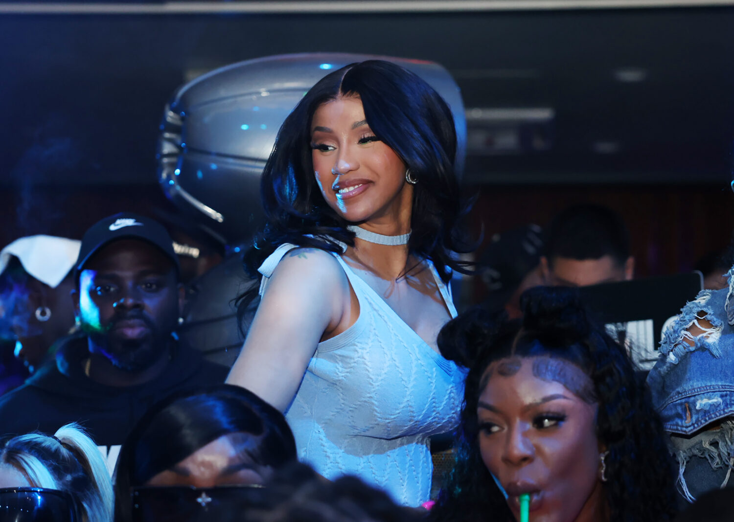Cardi B Rocks A White One-Piece In Smoking Hot New Instagram Pics