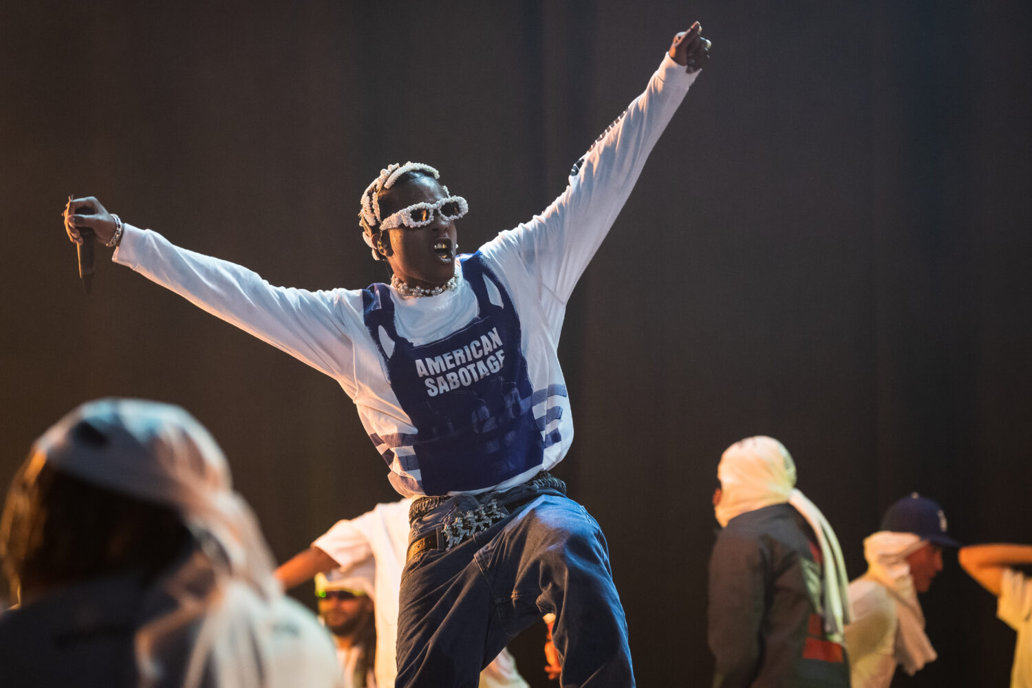 ASAP Rocky Disses ASAP Bari & Ian Connor At Rolling Loud