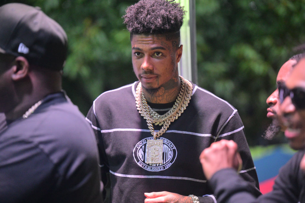 Blueface Claims He Can't Fight In October Because He Was Stabbed