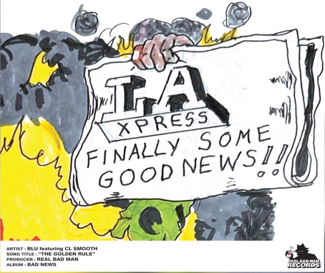 Real Bad Man Brings On Blu And C.L. Smooth For "The Golden Rule"