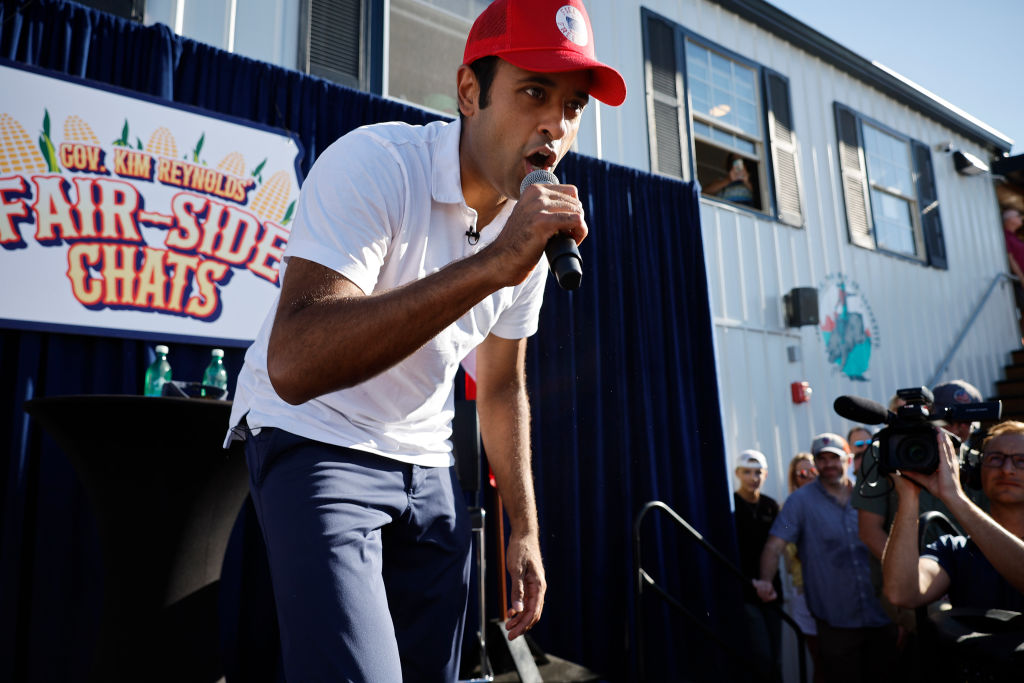 Republican Candidate Vivek Ramaswamy Addresses Eminem's Cease And Desist Republican Candidate Vivek Ramaswamy Addresses Eminem's Cease And Desist