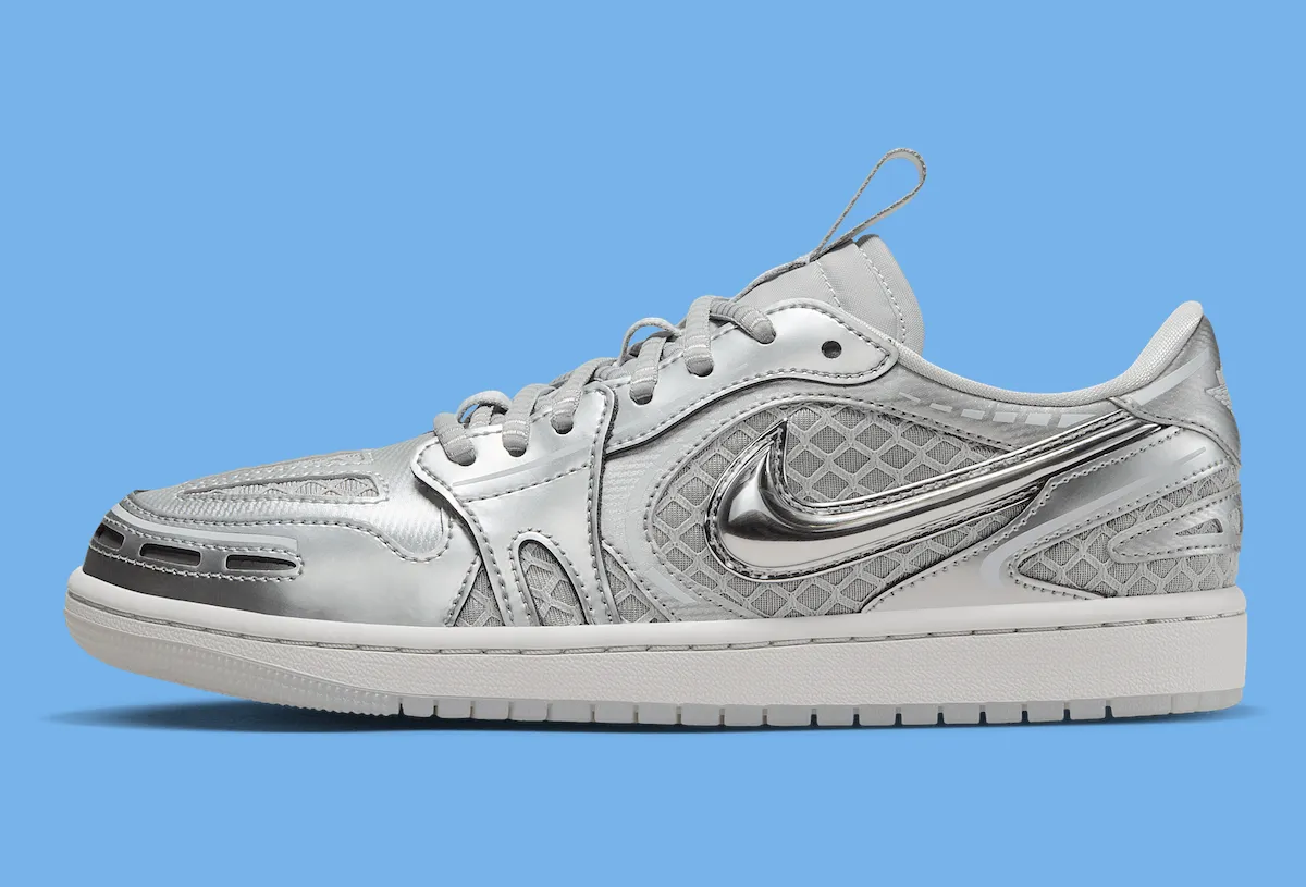 Air Jordan 1 Low MM V3 "Metallic Silver" Goes Full Futuristic