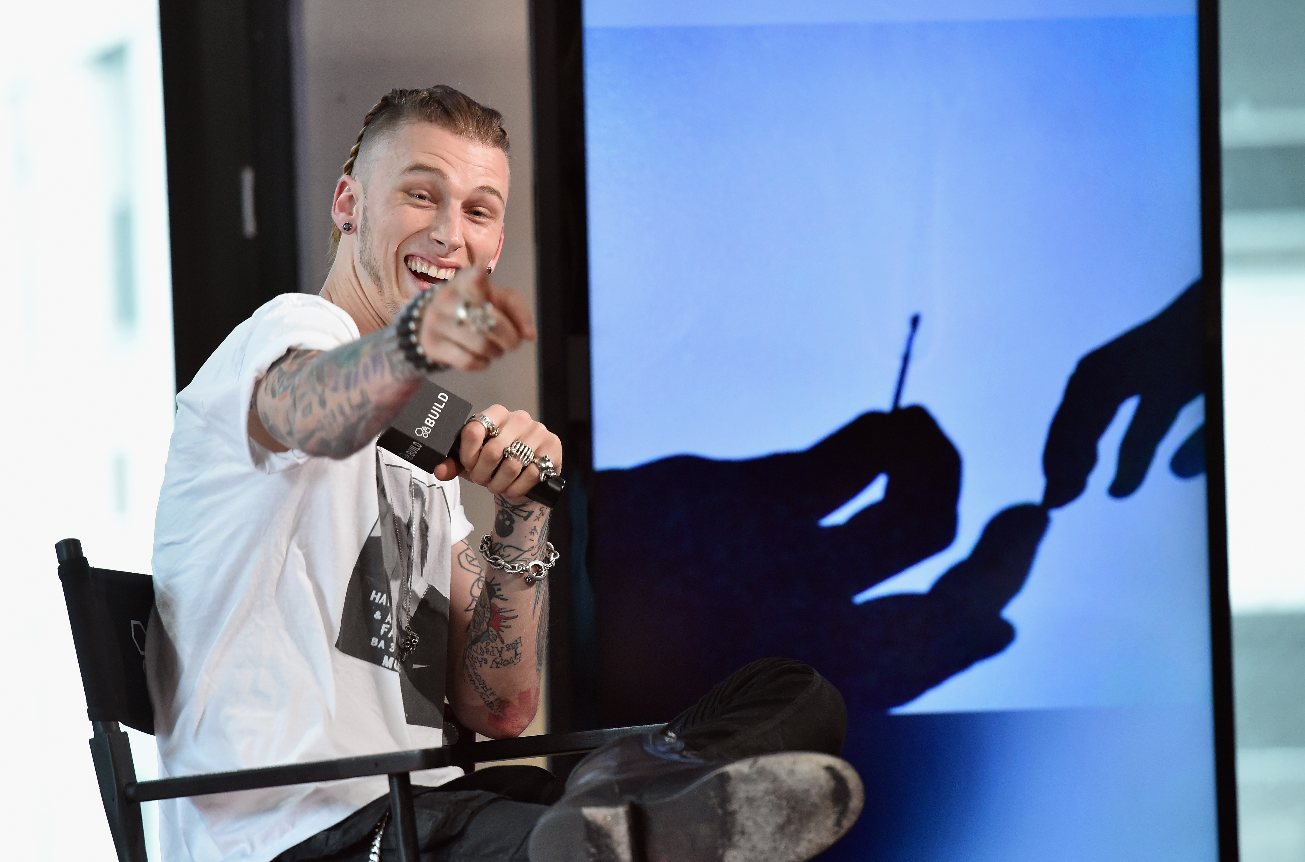 Machine Gun Kelly Gifted Custom "Rap Devil" Hockey Jersey