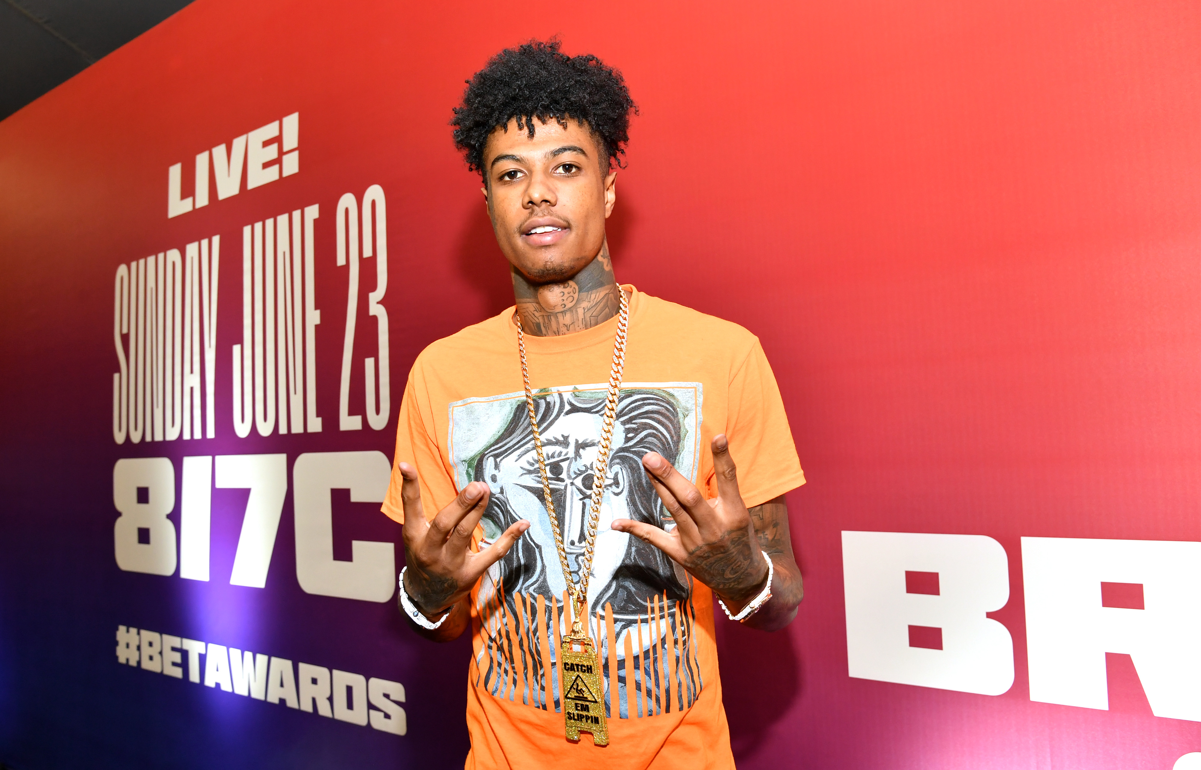 Blueface Flexes Traditional Dubai Drip With An Icy Twist