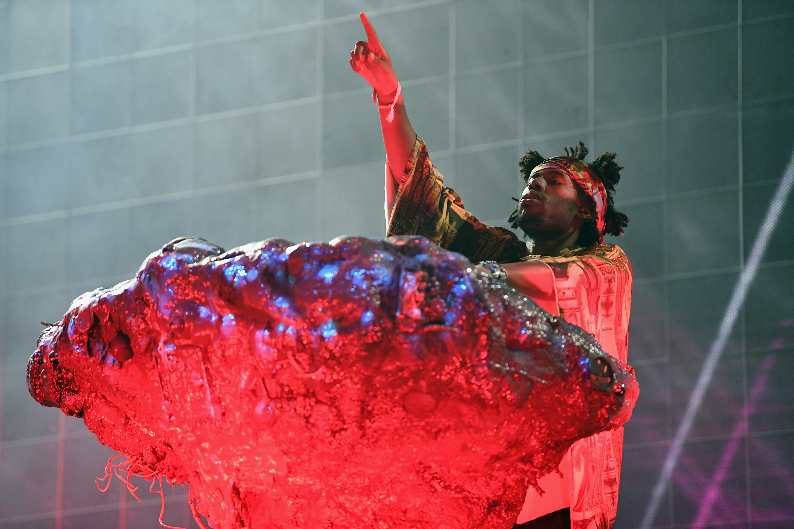 Flying Lotus Tricks Crowd With MF Doom Imposter At Adult Swim Festival