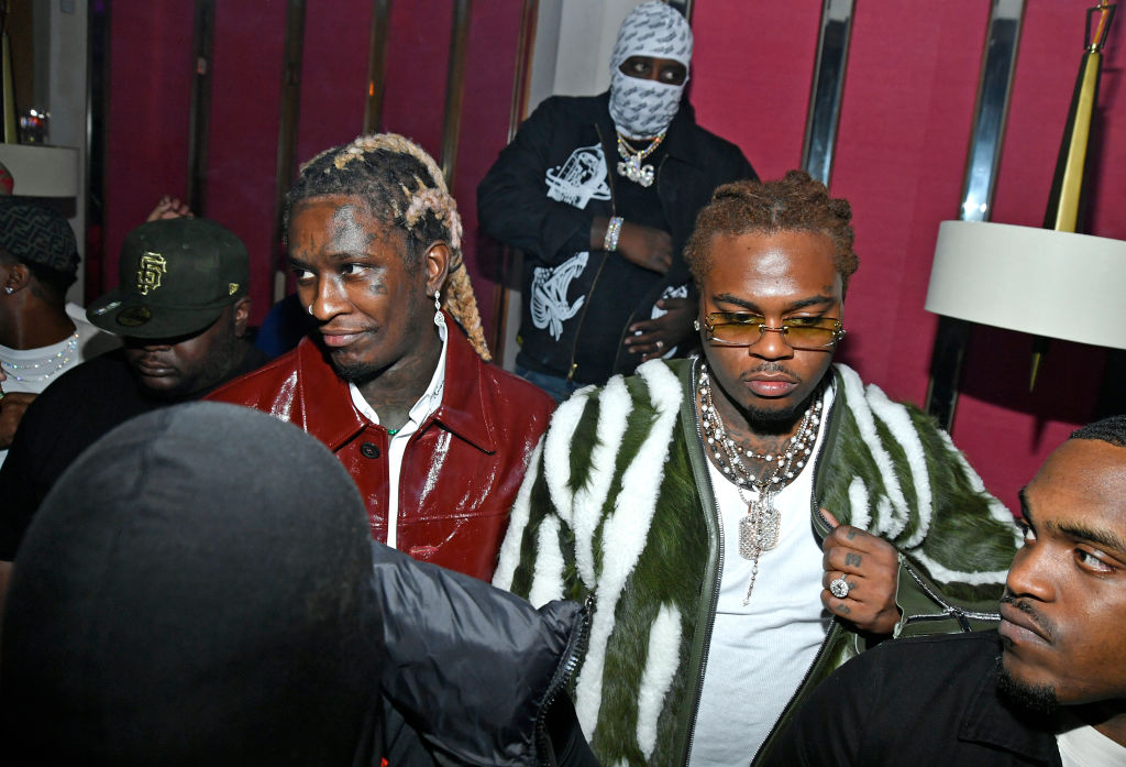 Young Thug & Gunna Destroy Rolls-Royce At "P*NK" Album Release Party