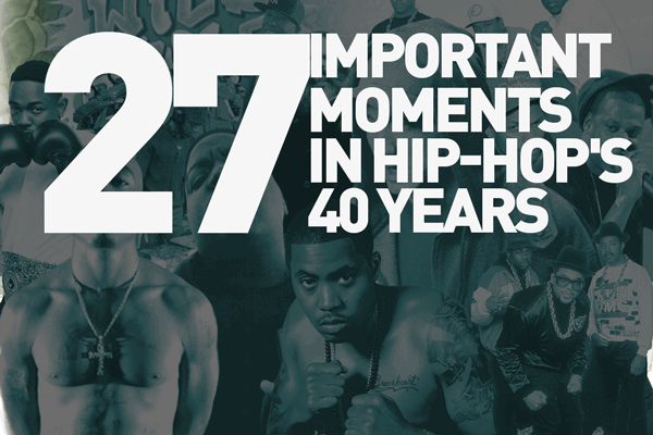 27 Important Moments In Hip-Hop's 40 Years