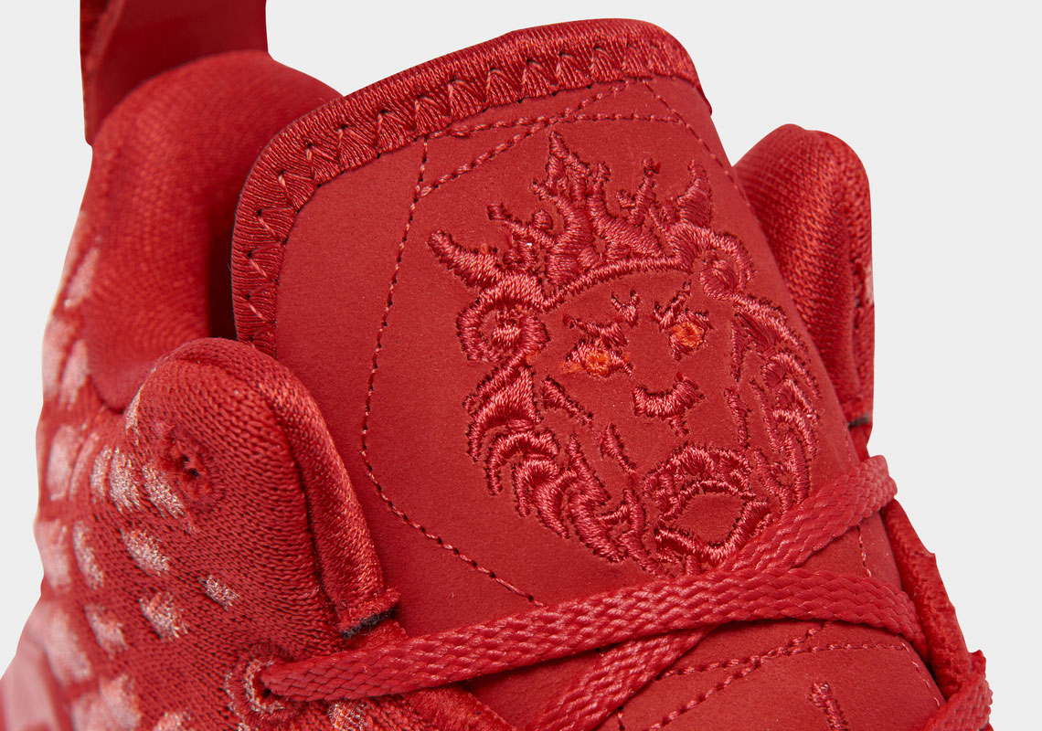 LeBron James' Nike LeBron 17 Surfaces In "Red October" Colorway: First Look