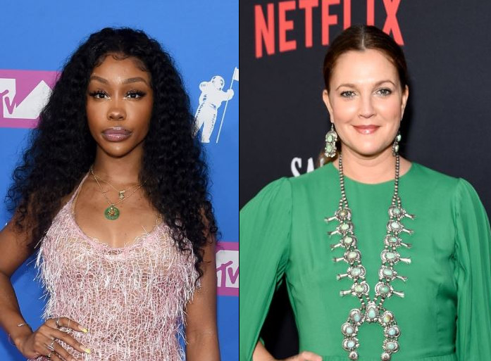 SZA Shows Love To Good Friend Drew Barrymore On IG