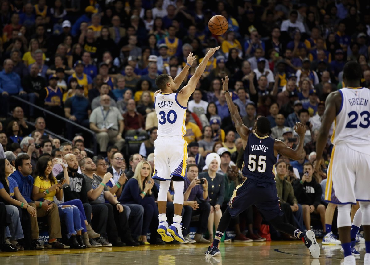Watch Steph Curry Break The NBA's Single-Game 3 Point Record