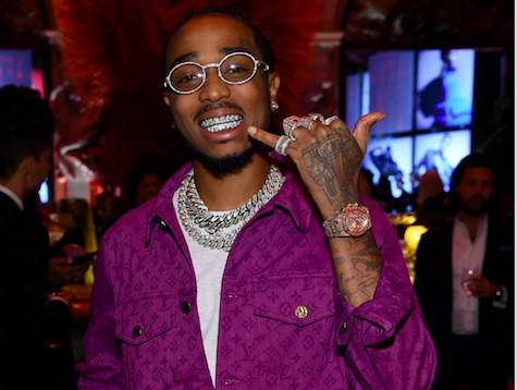 Quavo Shows Off World’s First Emerald Cut Grill