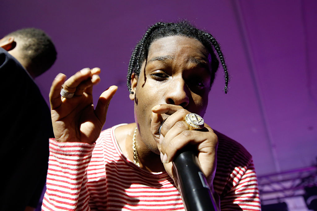 ASAP Rocky Makes A Surprise Appearance At Skepta's Show In London