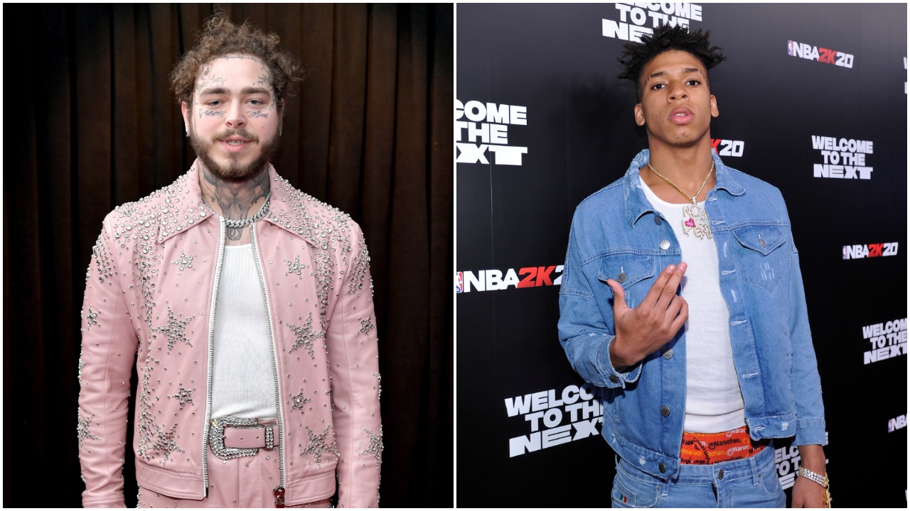 Post Malone & NLE Choppa Vibe Out To New Music In The Studio: Watch
