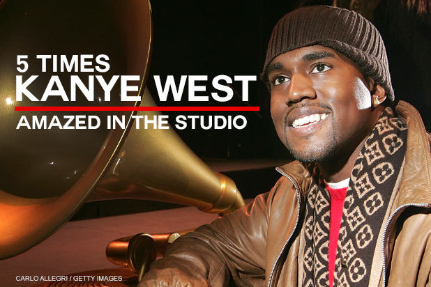 5 Times Kanye West Amazed In The Studio