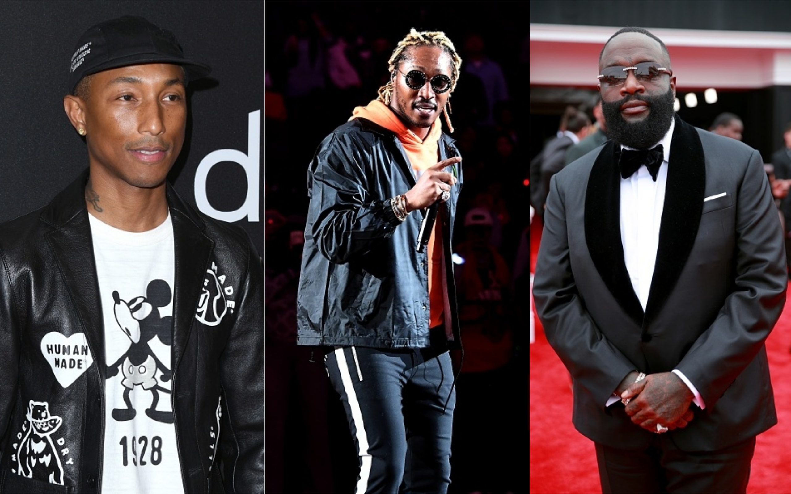 Future, Rick Ross & More Attend Pharrell's South Beach Miami Hotel Launch