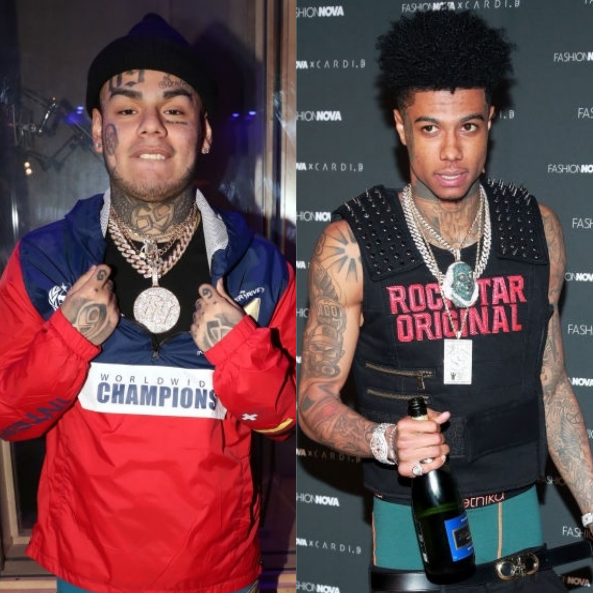 Tekashi 6ix9ine Hits Blueface With Cheeky Album Sales Remark