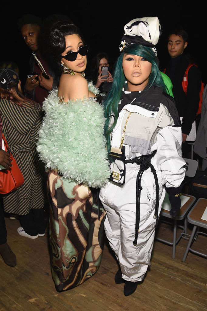 Lil Kim & Cardi B Hit The Studio Together