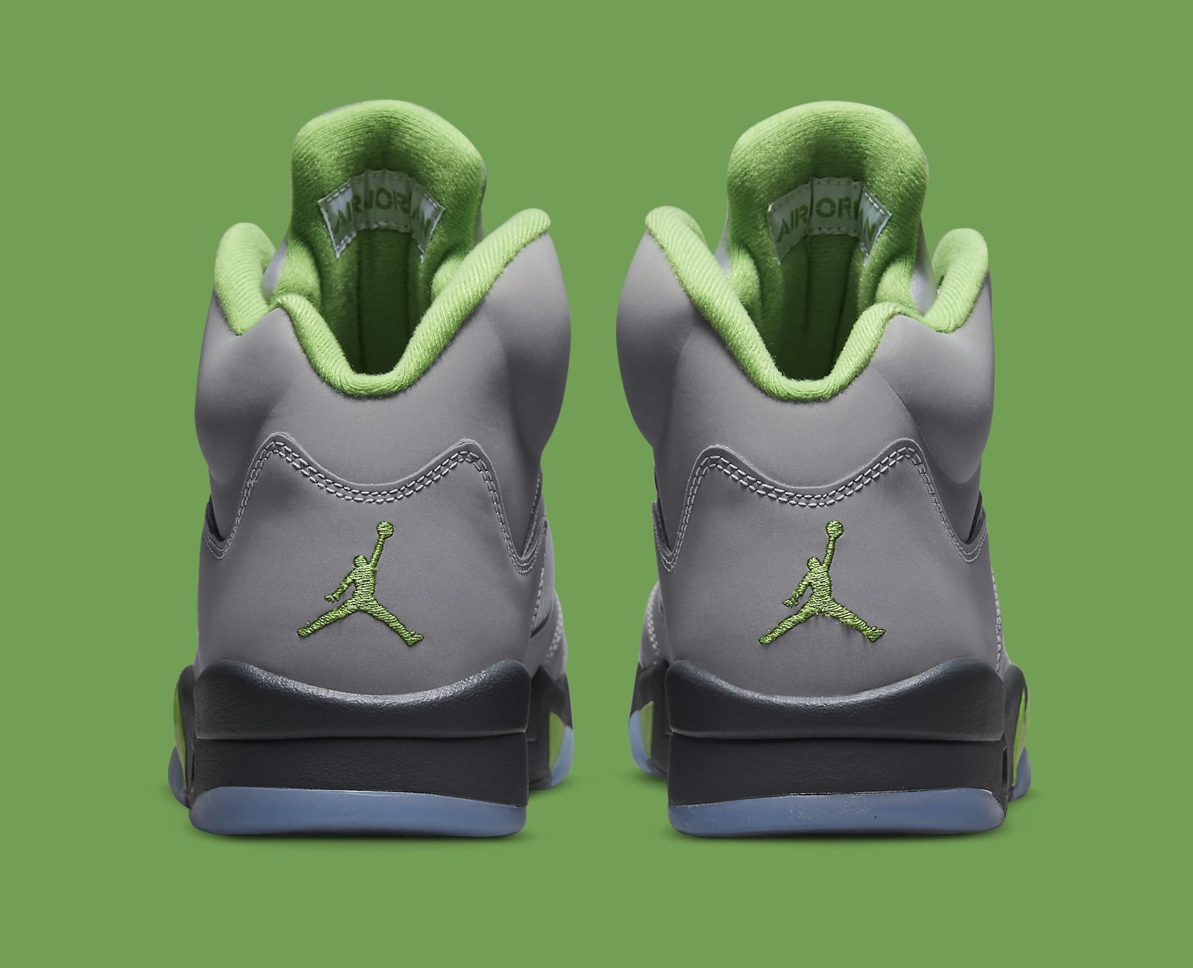 Retro 5 Green And Gray
