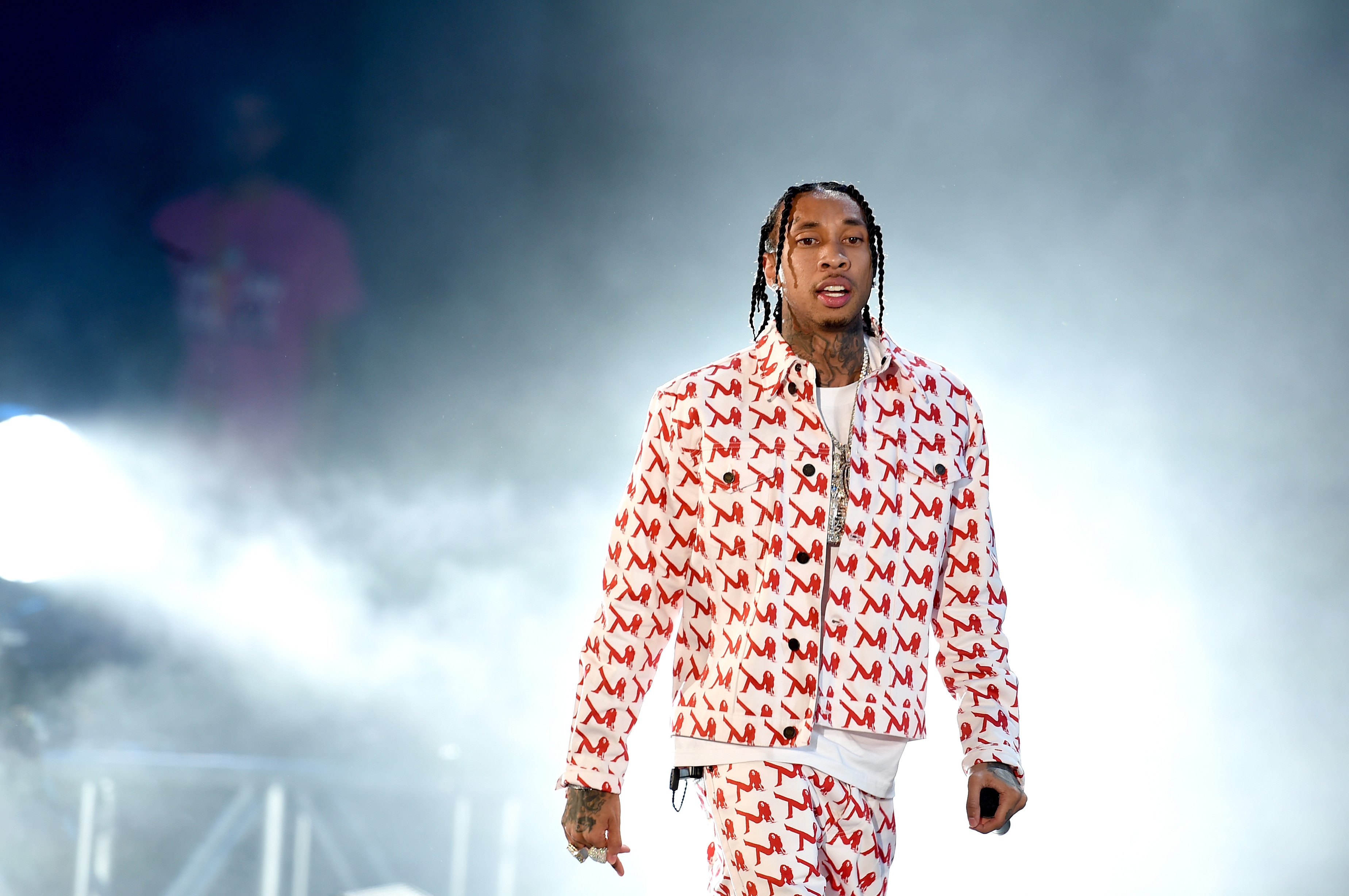 Tyga Is All Smiles With His Three-Times Platinum "Taste" Plaques