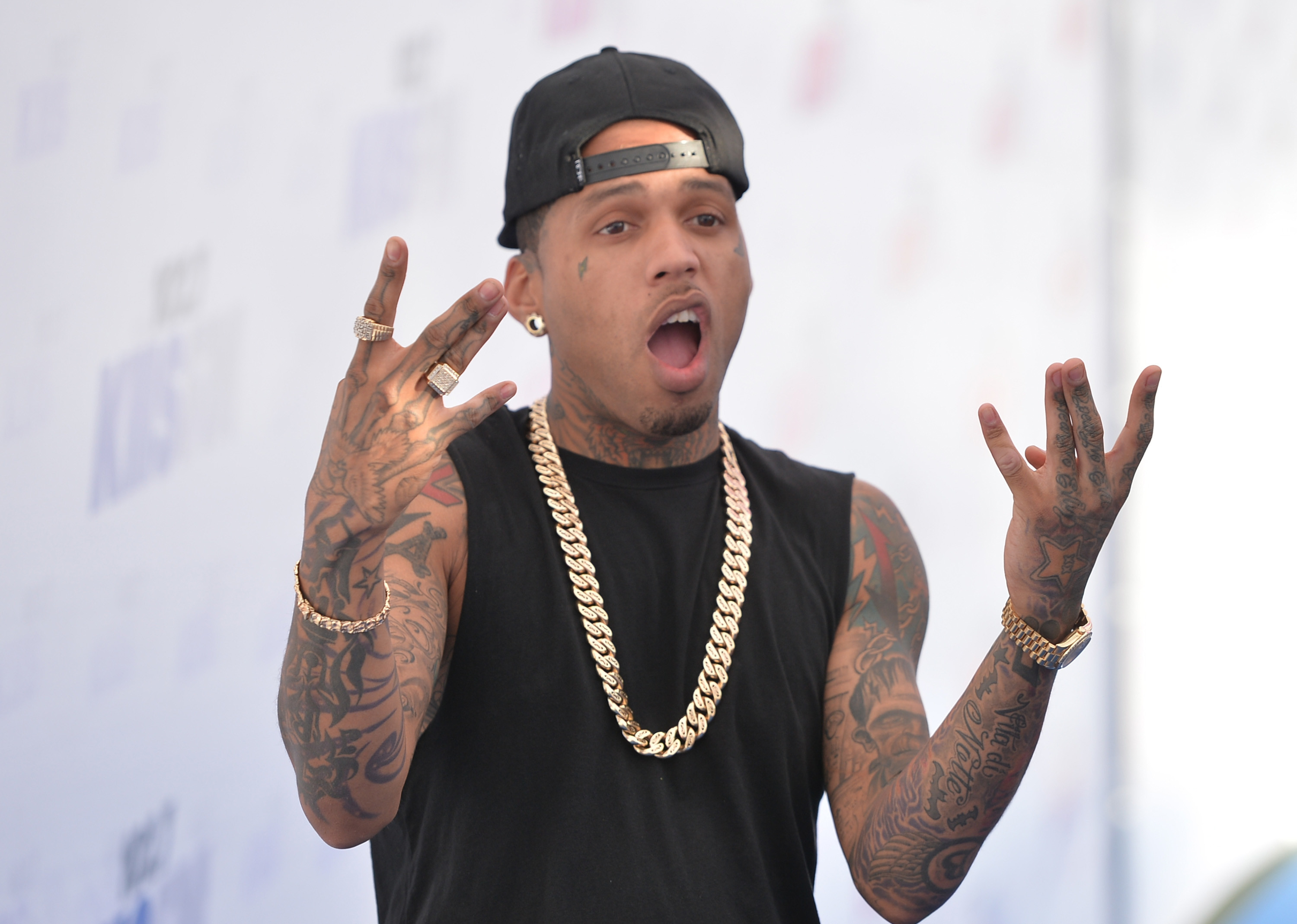 Kid Ink Bat Gang Tattoo