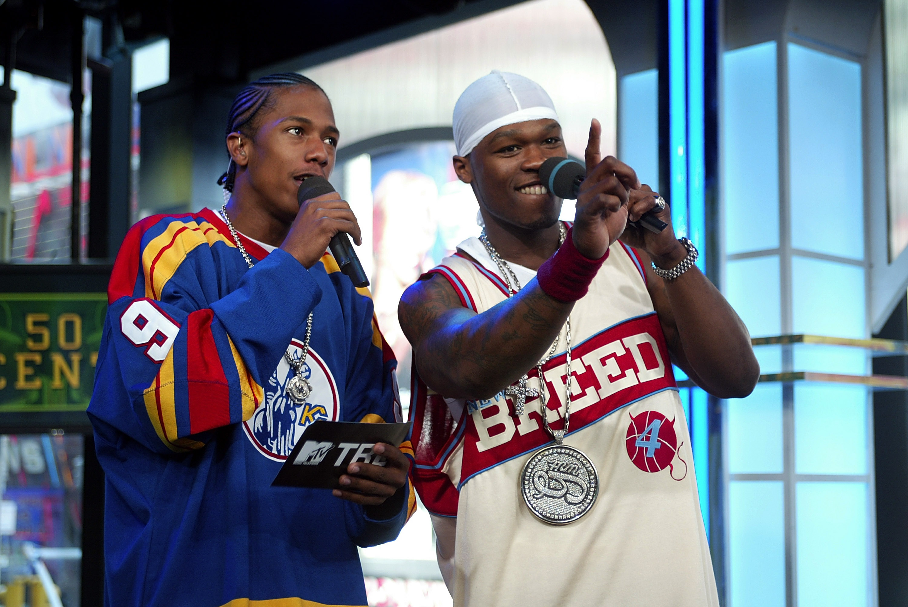 50 Cent Endangers Nick Cannon With "Mankini" Photo Amid Eminem Beef