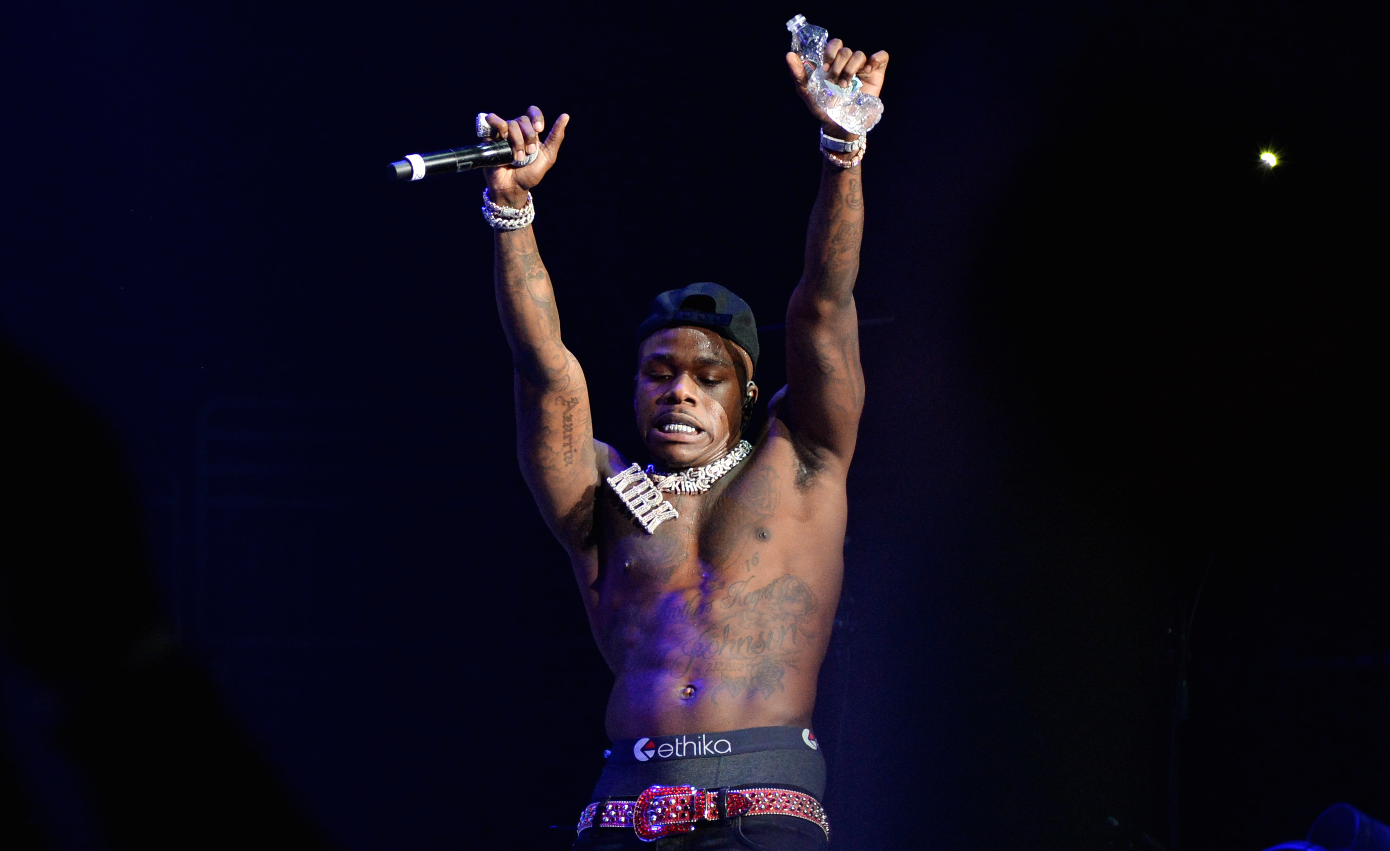 DaBaby Almost Hit "Da Floor" While Performing On Tour In Virginia