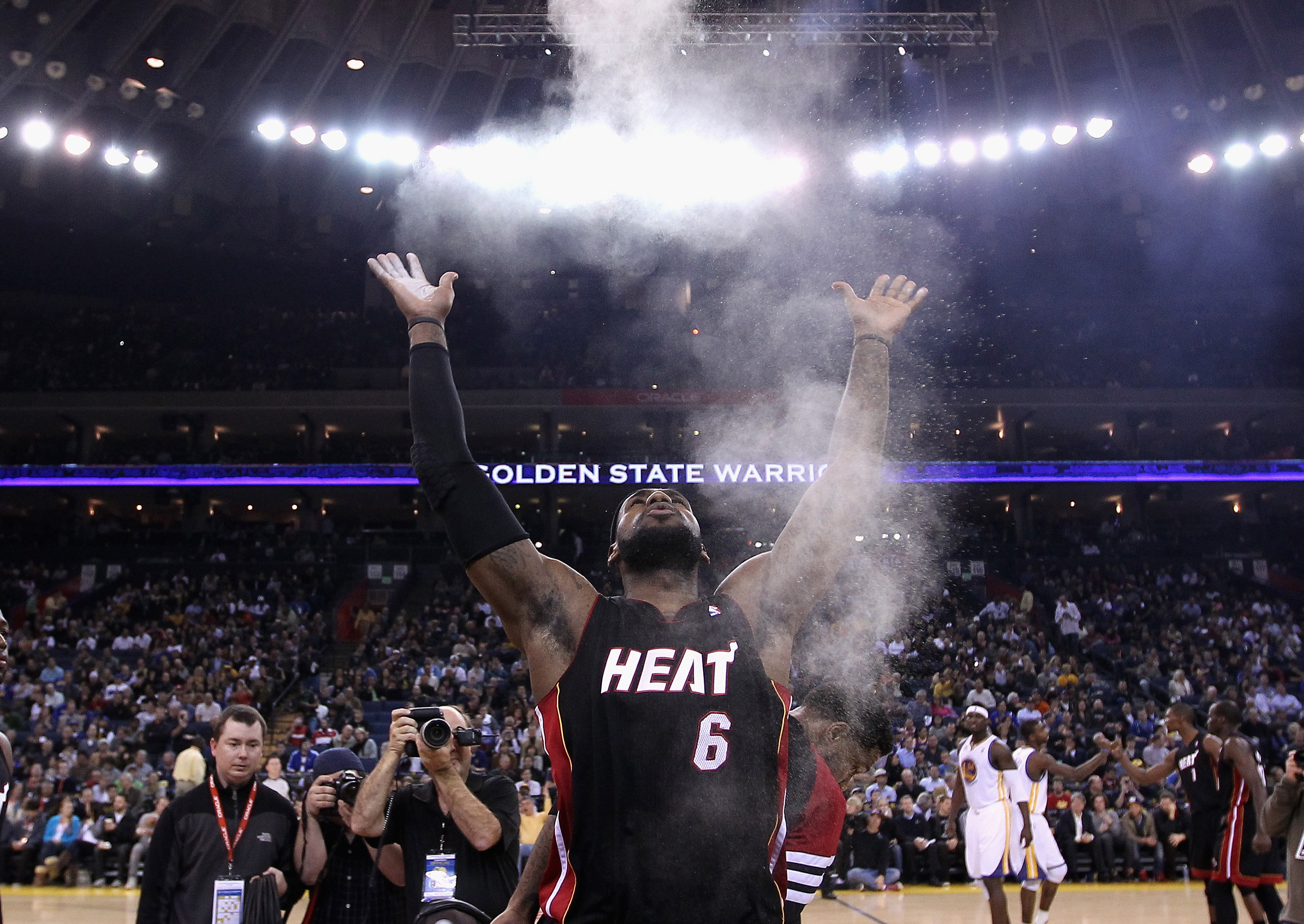 LeBron James Hints At The Return Of His Iconic Chalk Toss