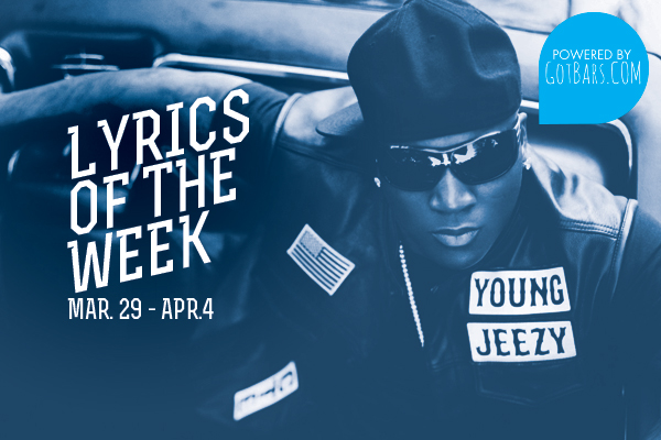 Lyrics Of The Week: Mar. 29 - Apr. 4