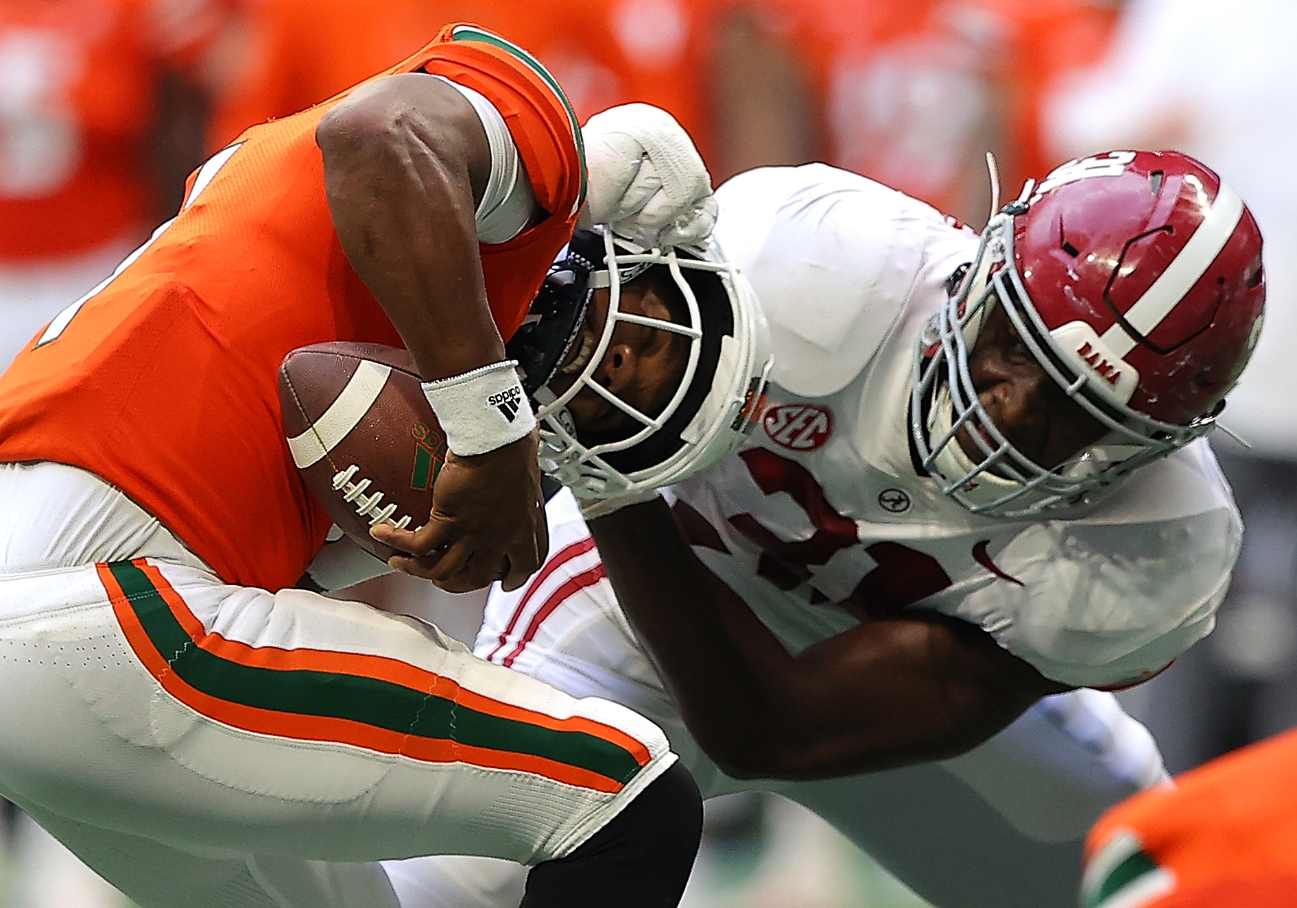 Alabama Crimson Tide Crushes The Miami Hurricanes In First Game Since 1993