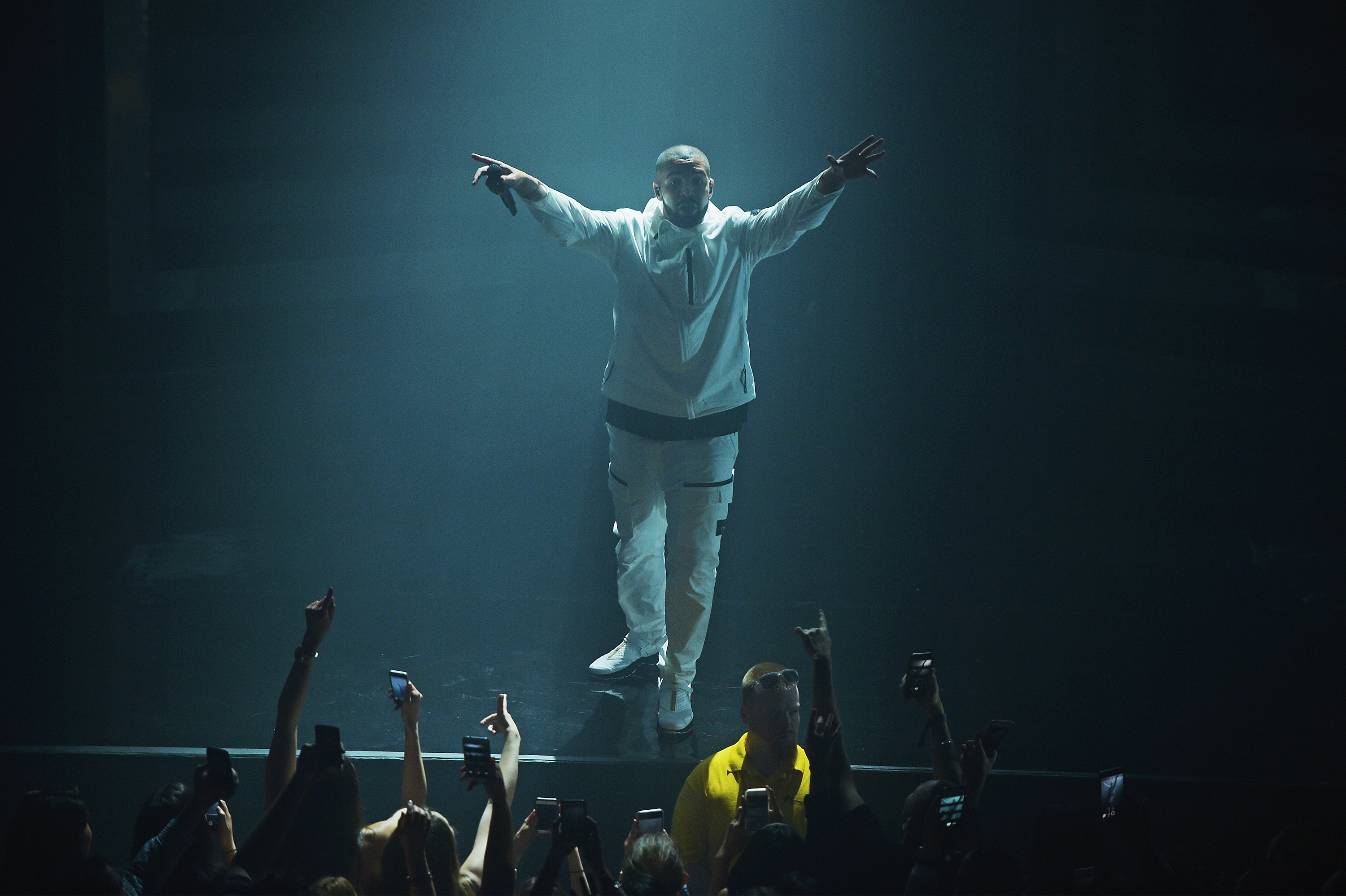 There Could Be A Version Of Kanye West's "Wolves" With Drake & Björk