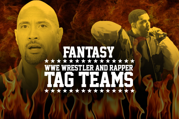 Fantasy WWE Wrestler & Rapper Tag Teams