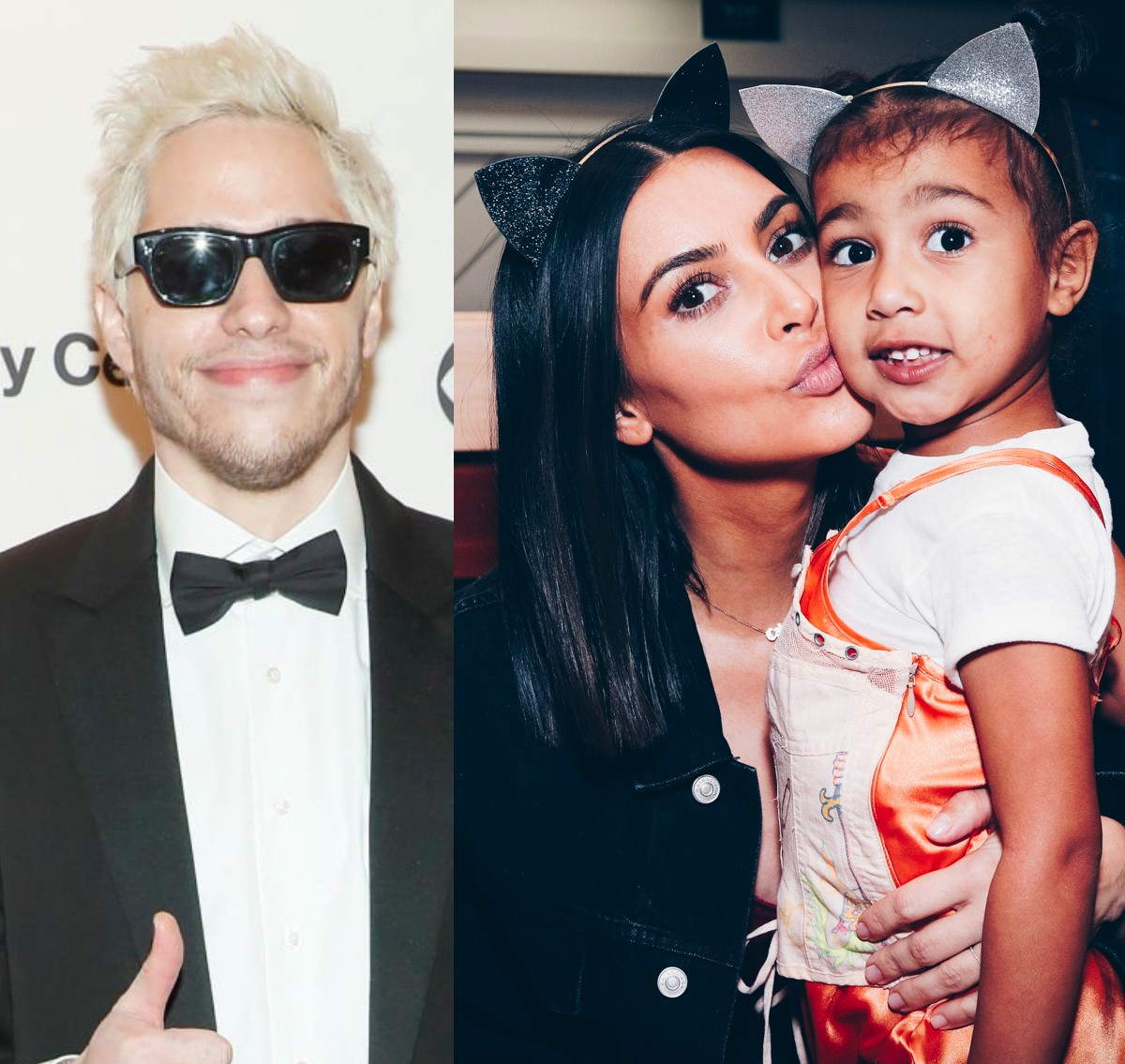 Pete Davidson Cruises Around With Kanye West & Kim Kardashian's ...