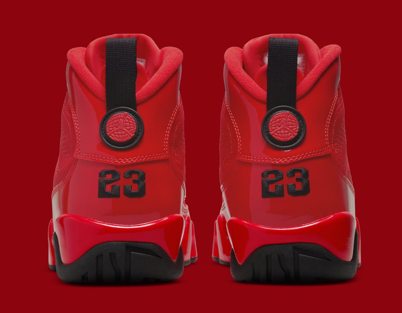 All Red Jordans 9