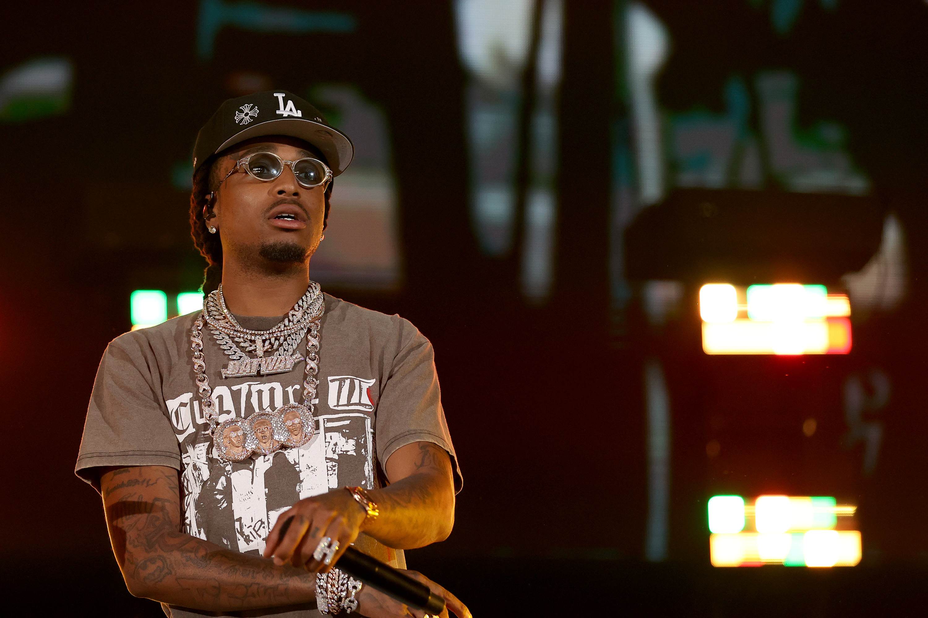 Quavo Hangs With Jay-Z, Bobby Shmurda, Uzi & More At Michael Rubin's Party