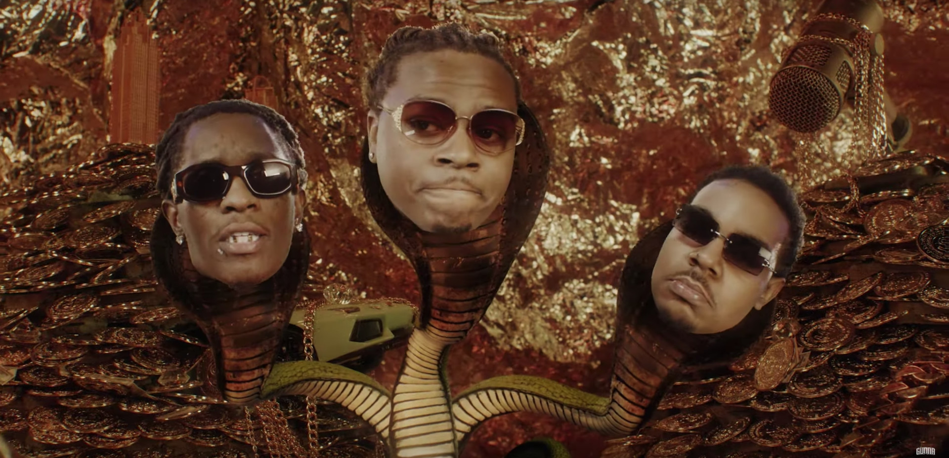 Gunna & Young Thug Get Serpentine In "Three Headed Snake"